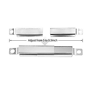 Rejekar Grill Replacement Parts for Charbroil 463436215, 463436214, 463436213, 467300115, 463234413, Thermos 466360113, G432-Y700-W1, G432-0096-W1, Grill Burner & Heat Plate Shield & Crossover Tube