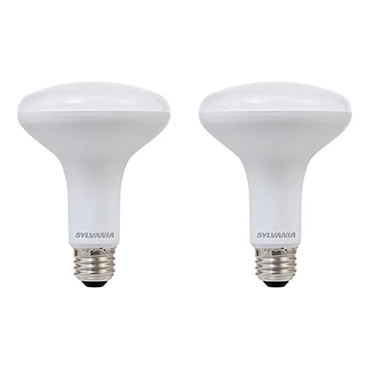 SYLVANIA LED Flood BR30 Light Bulb, 65W Equivalent Efficient 9W, 10 Year, 650 Lumens, Dimmable, 2700K, Soft White - 2 pack (73954)