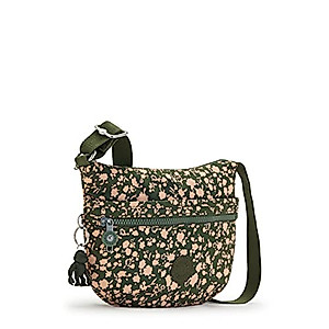 Kipling Women’s Arto Small Crossbody, Lightweight Everyday Purse, Casual Nylon Shoulder Bag, Fresh Floral
