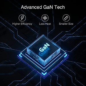 Nekteck 107W USB C Charger (GaN Tech), 65W 30W Type C Fast Charging Block 4-Port PD Power Adapter with 1 USB C to C Cable Compatible with iPhone 13 Pro Max/13 Pro, MacBook Pro, iPad Pro, Switch