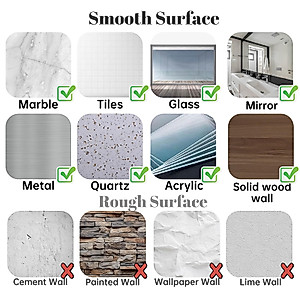 HSD Houseware Corner Shower Caddy Adhesive Replacement 4 PCS, Waterproof No Drilling Shower Shelf Adhesive Replacement, Self Adhesive Hooks for Hanging Soap Dish Towel Holder Toothbrush Holder