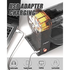 Shaved Ice Machine Electric - Rechargeable Snow Cone Maker, Frozen Dessert Machine Makes Soft Smoothies, Slushie (Dark Grey)