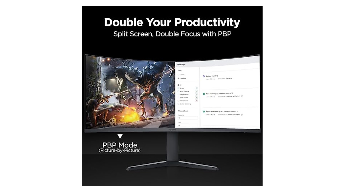 KOORUI 34" Ultrawide Gaming Monitor - Immersive 165Hz
