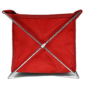 Foldable Shoe Cover Holder (Red) with Bonus Please Use Shoe Covers, Double Sided, Door Hanger