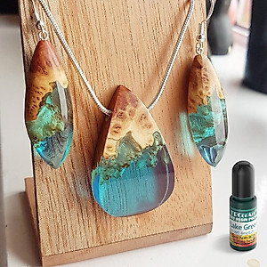 Epoxy Pigment - 30 Colors Transparent UV Dye, Resin Colorant for Resin Jewelry Making Kit, DIY Crafts - 0.25 oz