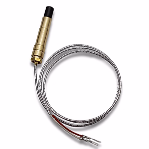 MCAMPAS 36" Thermopile Generator 750 Millivolt Thermopile with PG9 Adapter Replacement for Fire Gas Stoves Heat, Glo Gas Stoves Oven Water Heater,Frying Furnace Thermopile Thermogenerator -5 Pack