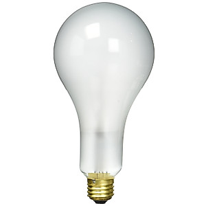 Westinghouse 0397500, 300 Watt, 120 Volt Frosted Incand PS30 Light Bulb, 750 Hour 5860 Lumen