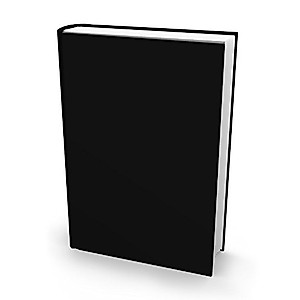 Book Sox Stretchable Book Cover: Jumbo Solid Black. Fits Most Hardcover Textbooks up to 9 x 11. Adhesive-Free, Nylon Fabric School Book Protector. Easy to Put On. Washable & Reusable Jacket.