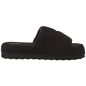 Koolaburra by UGG Women's PEACHEE Slide Slipper, Black, 8