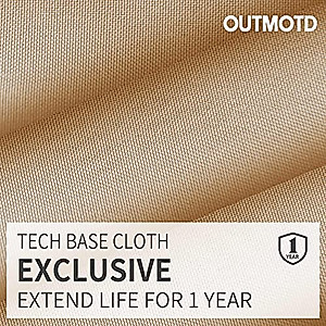 Outmotd Patio Chair Cover Garden Chair Covers for Stacking Chair 600D Heavy Duty Fabric Outdoor Furniture Cover, Reclining Garden Chair Covers, 30"W x 31"D x 43"H