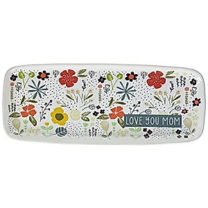 Pavilion Gift Company Serving Tray, White