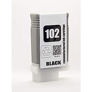 XL-Ink Compatible for Canon PFI-102 / PFI102 6-Pack (2X Matt Black, Black, Cyan, Magenta, Yellow)