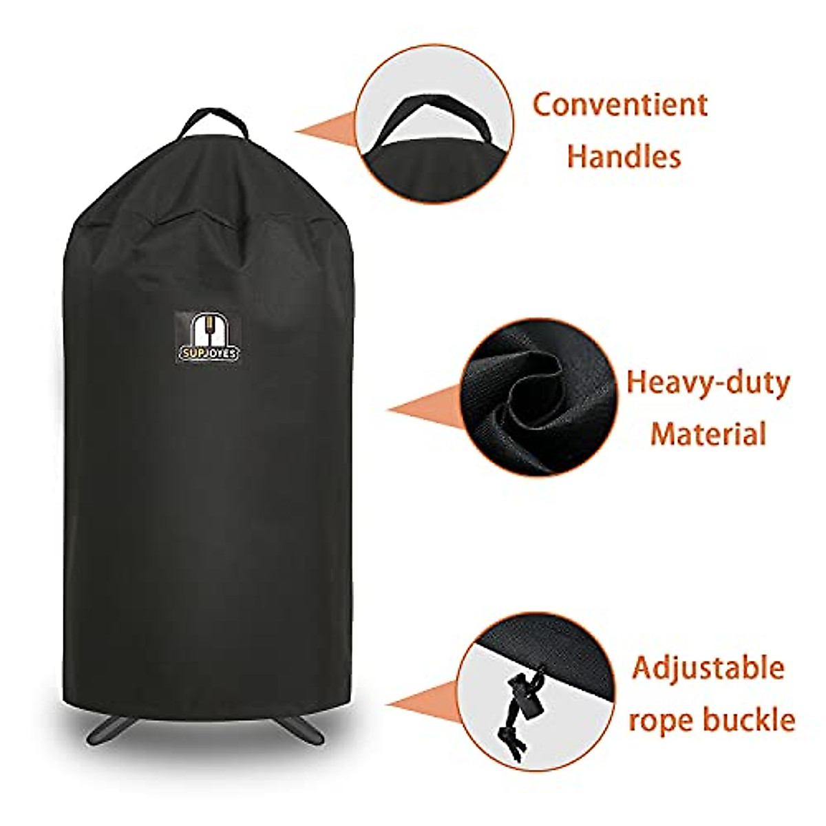 SUPJOYES Electric Grill Cover or Georgen Foreman GGR50B, GFO3320, GFO240 Indoor/Outdoor Electric Grill, Heavy Duty Waterproof BBQ Grill Cover