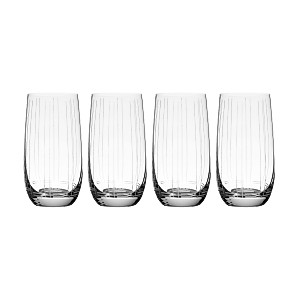 Mikasa Berlin Highball Set of 4, 4 Count (Pack of 1), Clear