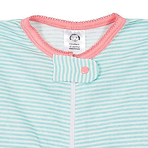 Gerber Baby Girls' 4-Pack Footed Pajamas, Love Llamas Pink, 6 Months