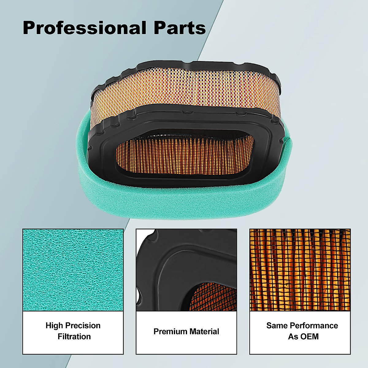 Aouton 32-083-03-S 32-083-05-S Air Filter for 32-883-03-S1 Kohler SV710 SV715 SV720 SV730 SV735 SV740 MIU11843 MIU11943 Craftsman 33180 Toro LX500 GT2100 Lawn Mower Air Filter