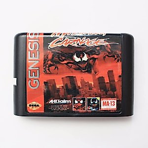 Royal Retro Spider-Man and Venom - Maximum Carnage 16 bit SEGA MD Game Card For Sega Mega Drive For Genesis
