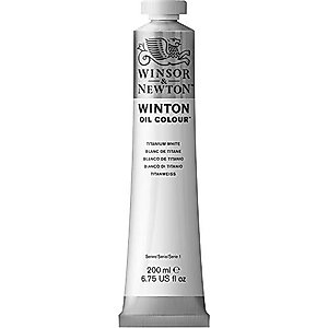 Winsor & Newton Winton Oil Color, 200ml (6.75-oz), Titanium White