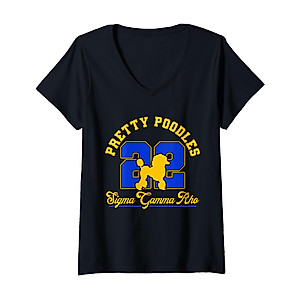 Womens Sigma Gamma Rho Sorority Paraphernalia, Sigma Gamma Rho HBCU V-Neck T-Shirt