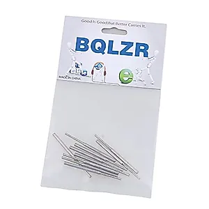 BQLZR 1.5MM Silver Extended Gems Diamond Drill Bits Bowlder Pearls Jewelry Agates Hole Drill Bits Diamond Coated Tip Pack of 10