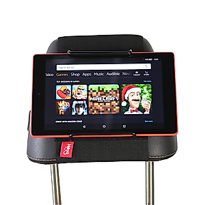 Hikig Tablet Holder for Car, Car Headrest Mount Holder for Back Seat, Tablet Car Holder for Kits with Elastic Strap & Anti-Slip Holding Clamps, Fits All 7-12" Tablets