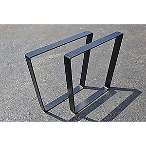 Metal Table Legs, Bent Trapezoid Style - Any Size and Color
