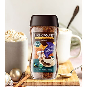 Highground Organic Instant Regular Coffee, 3.53 Oz