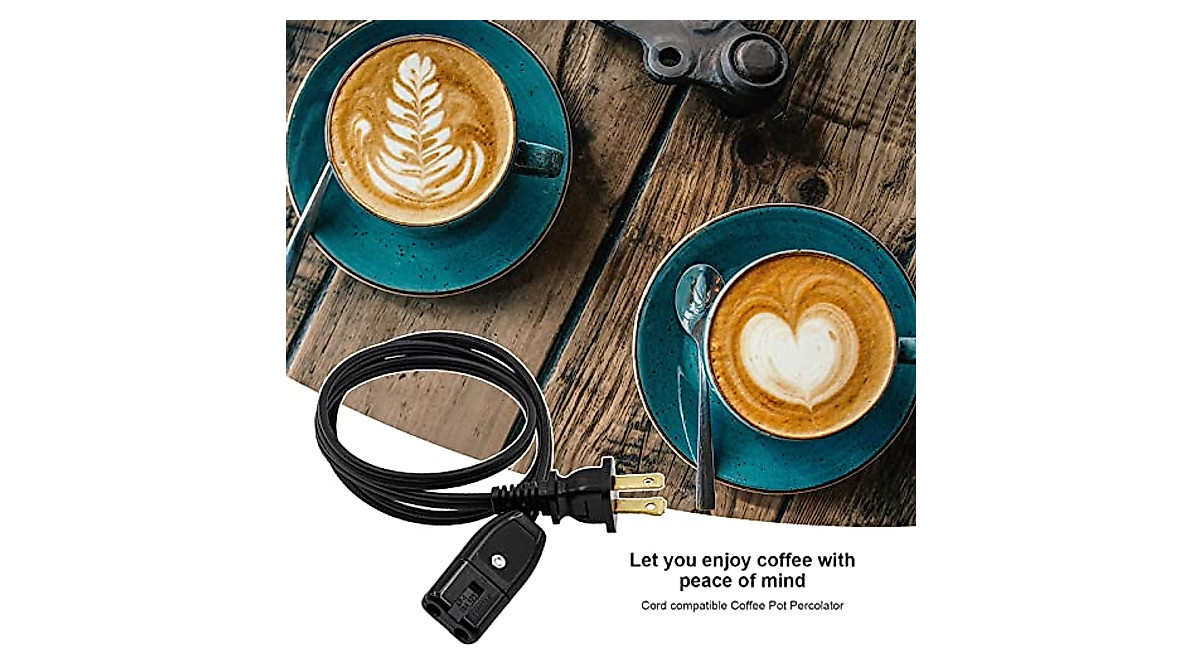 Earthtec 2ft Power Cord for Farberware Coffee Percolator - Durable ...