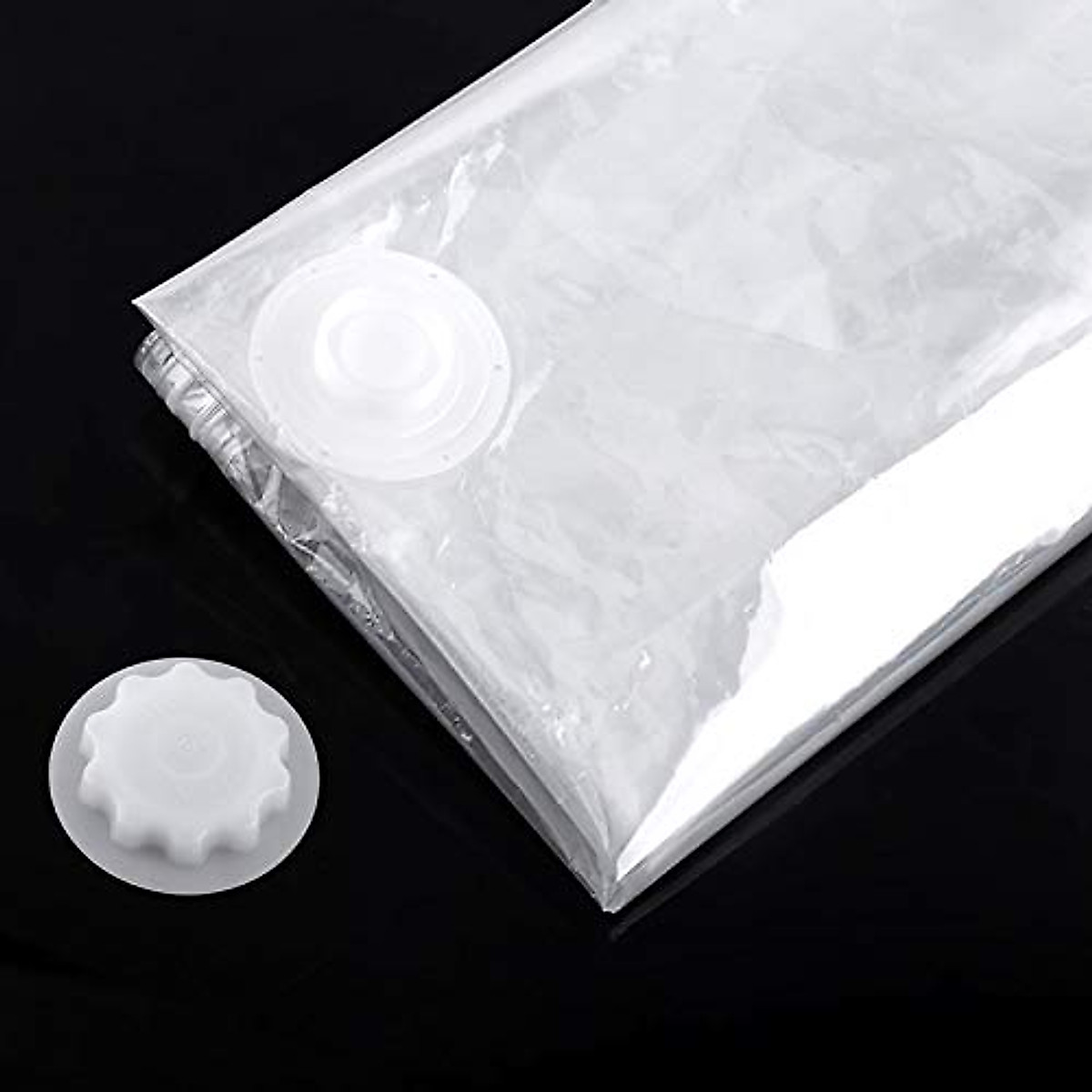 1Pcs Pratical Vacuum Compressed Storage Bags, Clothes Package Bag Bedding Pillows Organizer Household Space Saver, with Zipper and Sealing Valve, 3 Sizes Optional (80 * 110)