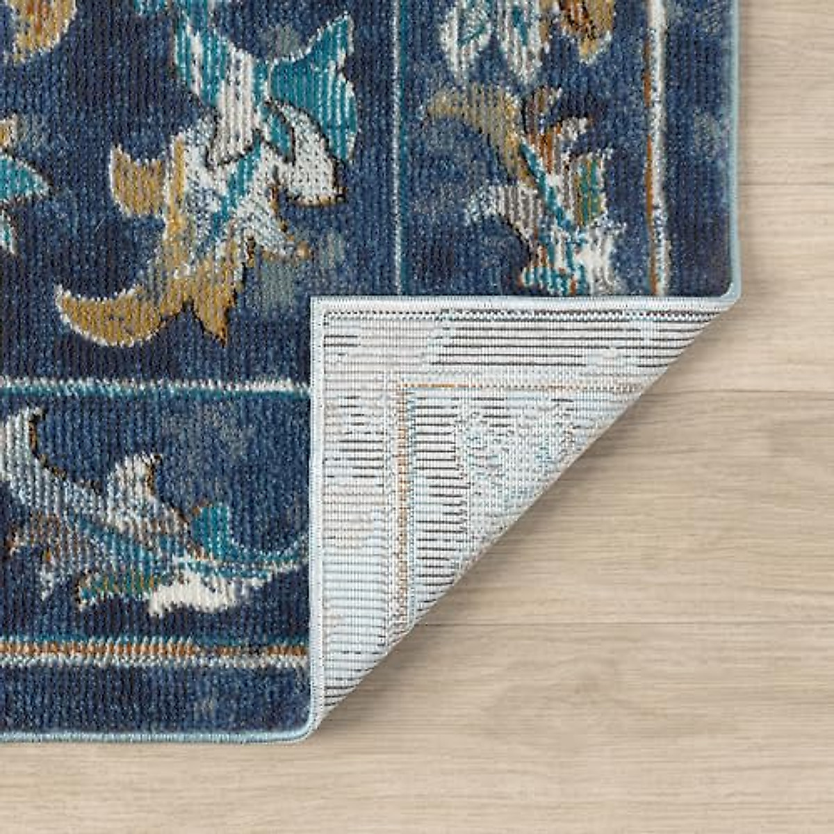LR Home Gala Collection Area Rug, 8'9" x 11'9", Indigo Multi