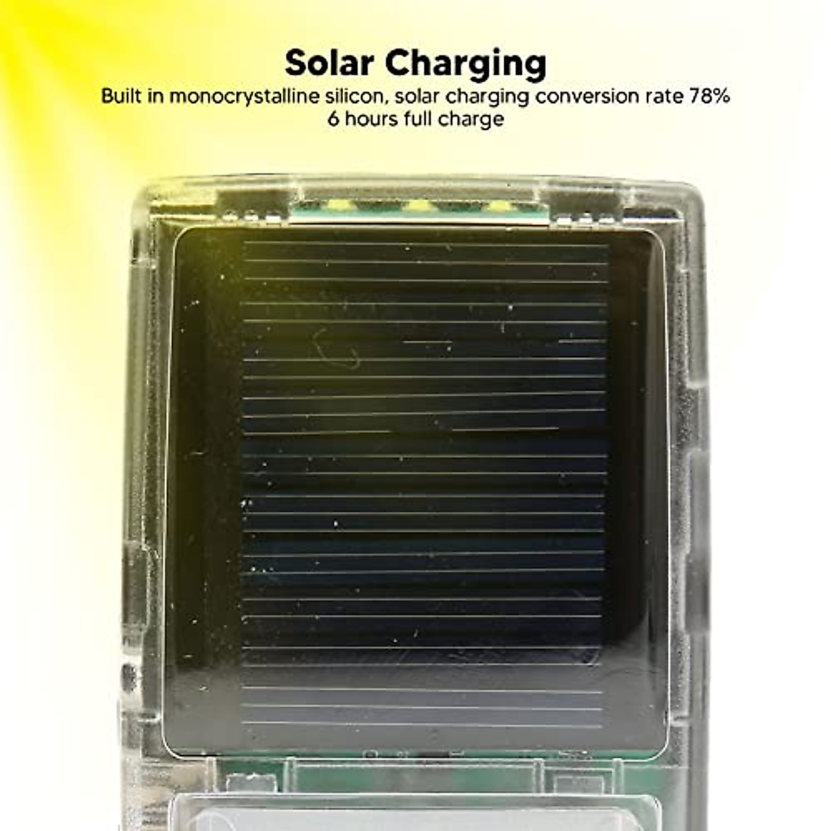 Audio Bible Player, Electronic Bible Reader, Portable Solar Charging Bible Reader E Book Reader Intelligent Ereader for Bible Listeners, Built in 8G Capacity (English KJV with French with Aramaic)