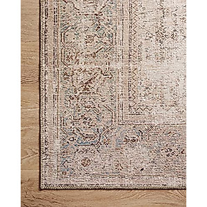 Amber Lewis x Loloi Georgie Collection GER-02 Ocean / Sand 7'-6" x 9'-6" Area Rug