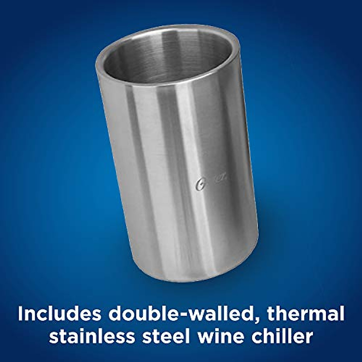 Oster Rechargeable and Cordless Wine Opener with Chiller