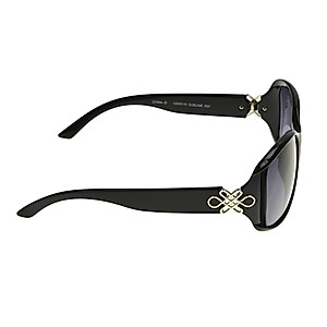 Foster Grant Womens Sublime Sunglasses, Black, 57mm US