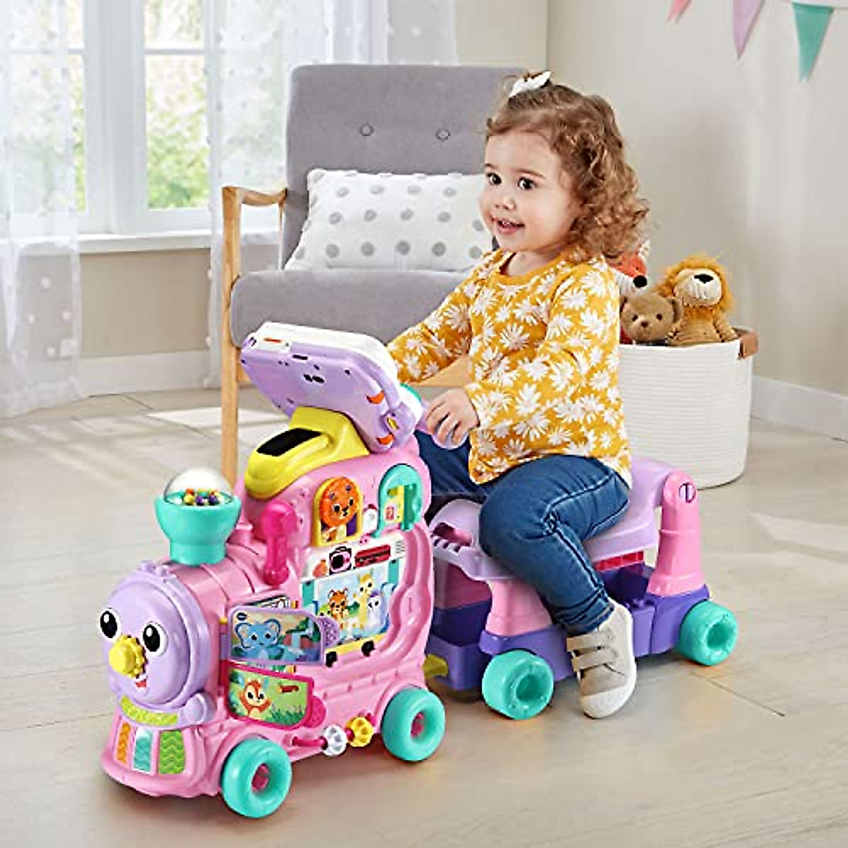 VTech 4-in-1 Letter Learning Train, Pink