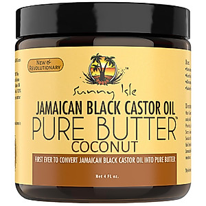 Sunny Isle Coconut Jamaican Black Castor Oil Pure Butter 4oz