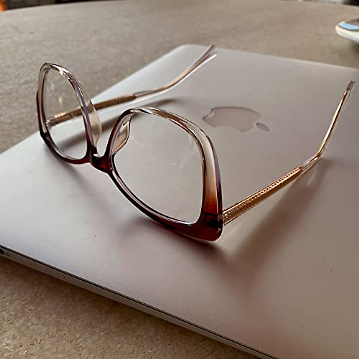 VISOONE Trendy Cat Eye Blue Light Blocking Glasses with Anti Glare For Women Computer Reading Eyeglasses Wine Red Calida, Wind Red, 56MM