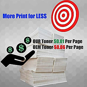 (6-Pack，Black) Compatible 111S 111L MLT-D111L MLT-D111S Toner Cartridge MLTD111S Used for Samsung Xpress Xpress SL-M2020 M2020W M2022 M2022W M2026 M2070FW M2070 Printer, by 4Benefit