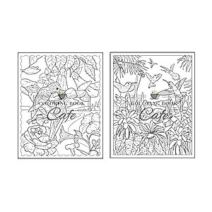 Hummingbird Coloring Book: An Adult Coloring Book Featuring Charming Hummingbirds, Beautiful Flowers and Nature Patterns for Stress Relief and Relaxation
