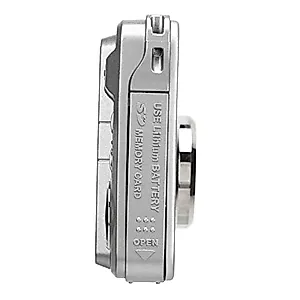 8X Zoom Digital Camera,4K 48MP Kids Camera with Fill Light,Vlogging Camera Portable 2.7in Screen (Silver)