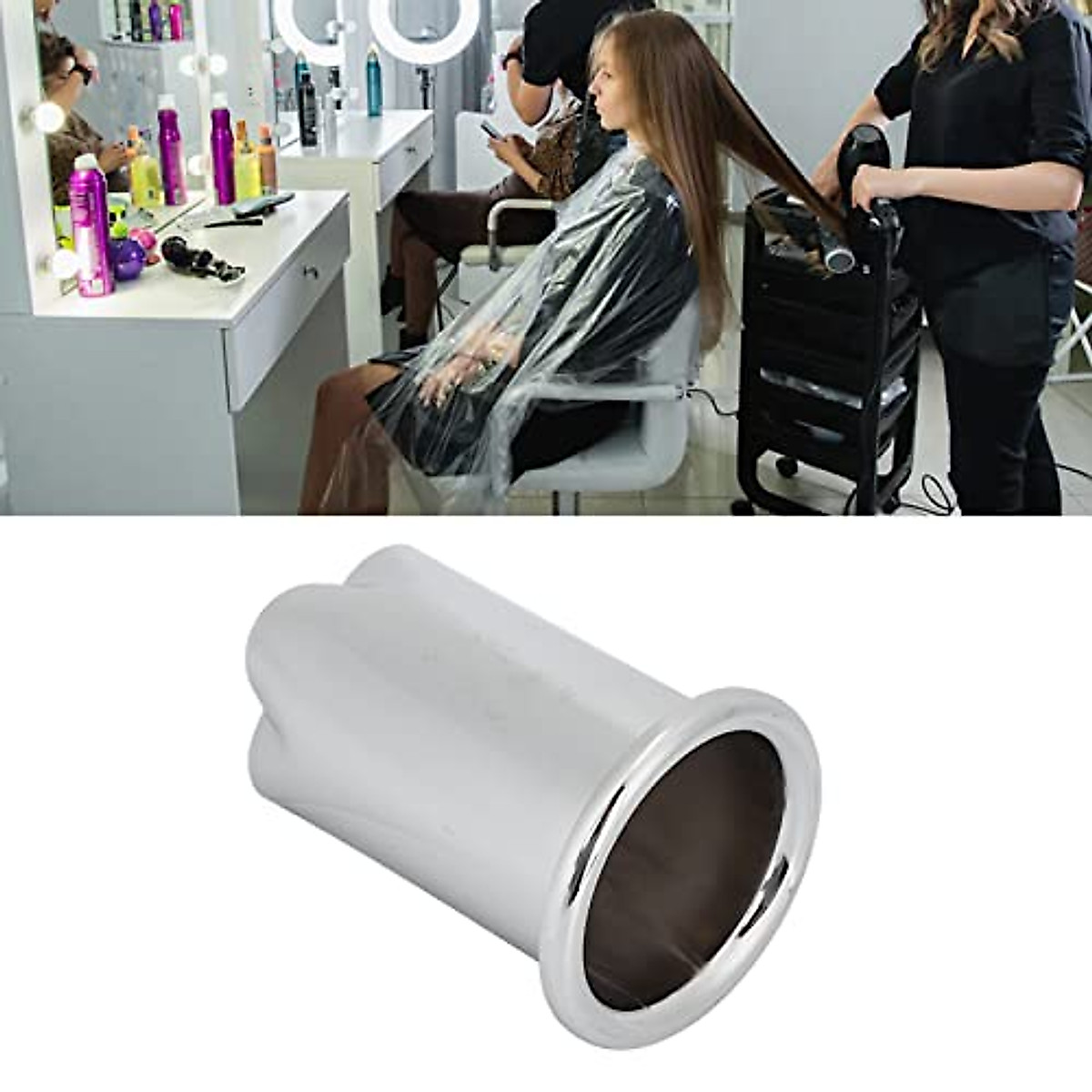 Yinhing Hair Dryer Holder, Bathroom Hair Dryer Holder, Stainless Steel Blow Shelf Blower Rack for Home Salon Bathroom (Steel Color)