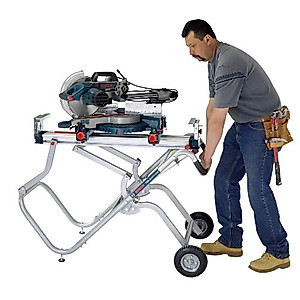 Bosch Portable Gravity-Rise Wheeled Miter Saw Stand T4B
