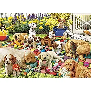 Buffalo Games - Puppy Playground - 300 Large Piece Jigsaw Puzzle