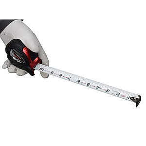 TAJIMA Tape Measure - 16 ft x 1 inch G-Plus Measuring Tape with Armored Case & Acrylic Coated Blade - GP-16BW