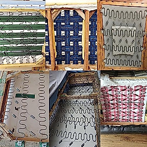 UtySty 20 Pack 10CM Sofa Mechanism Stretch Spring Replacement Extension Balance Hooks Tension Springs for Recliner Chair Seat Bed Couch Trundle Repair Long Neck Hook Style