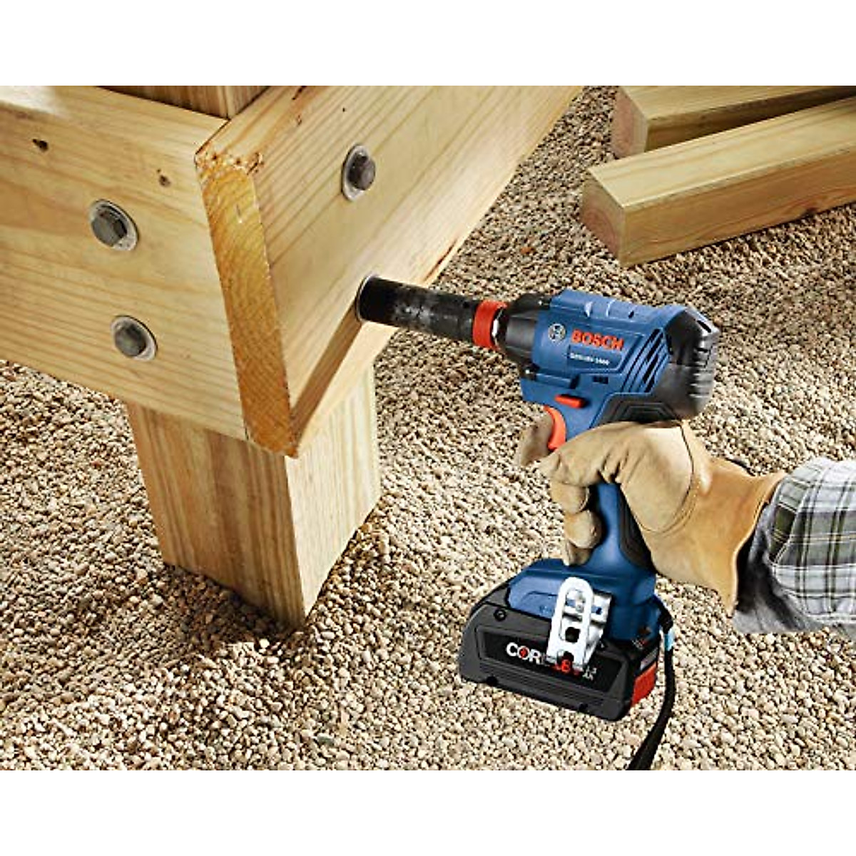 BOSCH GDX18V-1600B12 18V 1/4 In. and 1/2 In. Two-In-One Bit/Socket Impact Driver Kit