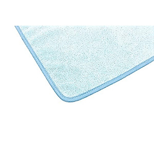 The Rag Company - Premium FTW - Professional Korean 70/30 Blend Microfiber Glass Cleaning Towels, Windows, Mirrors, Stainless Steel, Polished Surfaces; Streak-Free, 16in x 16in, Light Blue (3-Pack)