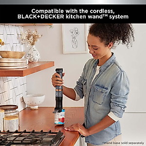 BLACK+DECKER Kitchen Wand Attachment Electric Can Opener (BCKM101CN)