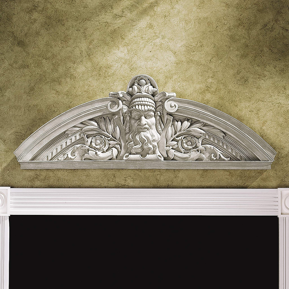 Design Toscano Prometheus The Rebel Titan Sculptural Wall Pediment