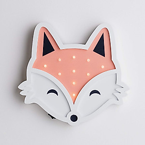 Lights4fun, Inc. Fox Battery Operated LED Wall Night Light